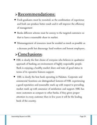 Hbl complete report | DOCX