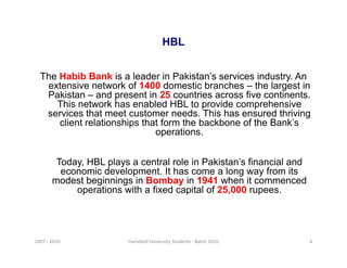 Habib Bank (Hbl). | PPT