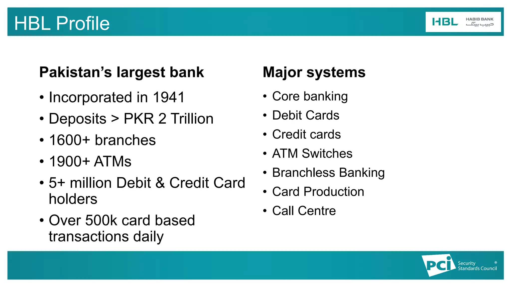 HBL PCI DSS Remediation Case Study | PDF | Credit Cards | Personal Debt