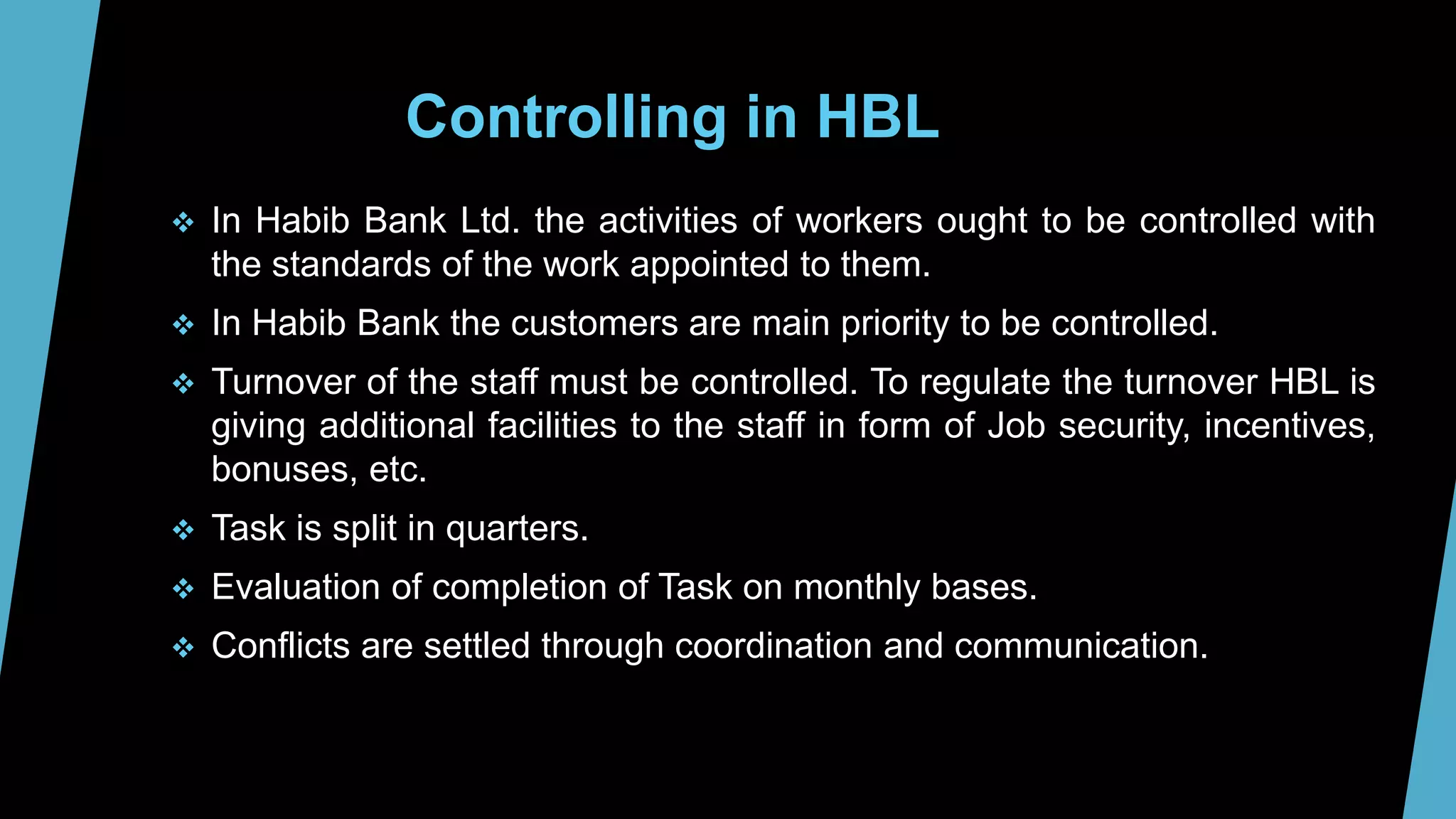 HBL presentation management | PPTX