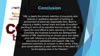HBL presentation management | PPTX