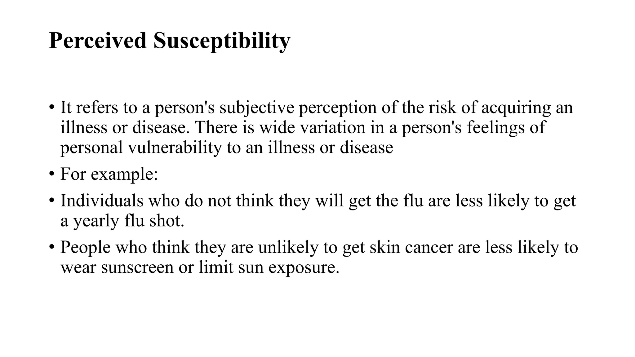 Heath belief model | PPTX