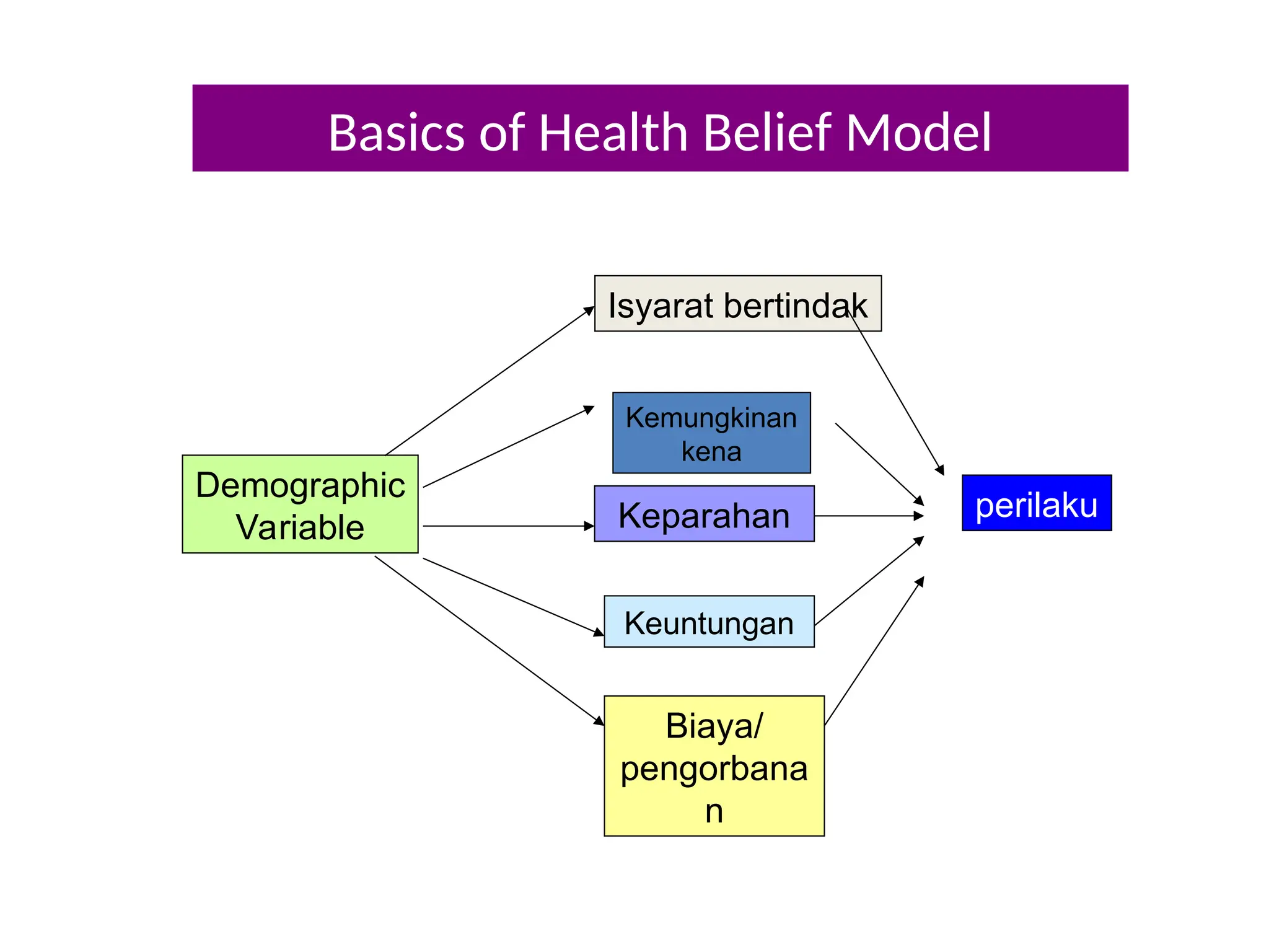 Materi Komunikasi Kesehatan - Health Belief Model | PPT