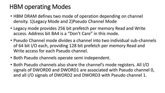 High Bandwidth Memory(HBM) | PPTX