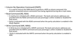 High Bandwidth Memory(HBM) | PPTX