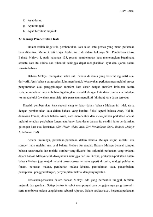 ASSIGNMENT MORFOLOGI | PDF