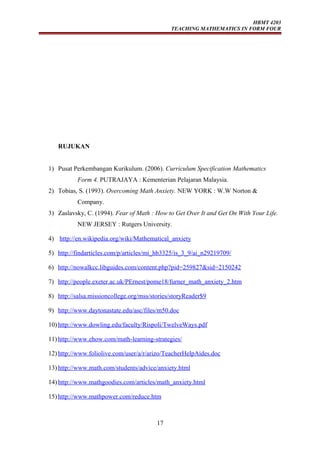 Hbmt 4103 matematik form 3 final | PDF