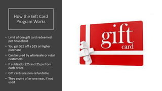 HB Naturals Gift Card Program Overview | PPT