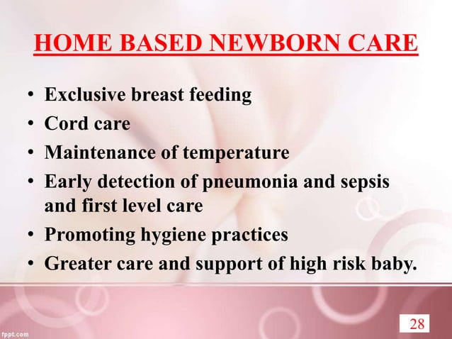 Home based new born care | PPTX | Pregnancy | Reproductive Health
