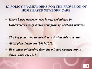Home based new born care | PPTX