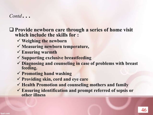 Home based new born care | PPTX | Pregnancy | Reproductive Health