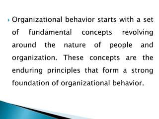 Nature of People and Nature of Organization | PPTX