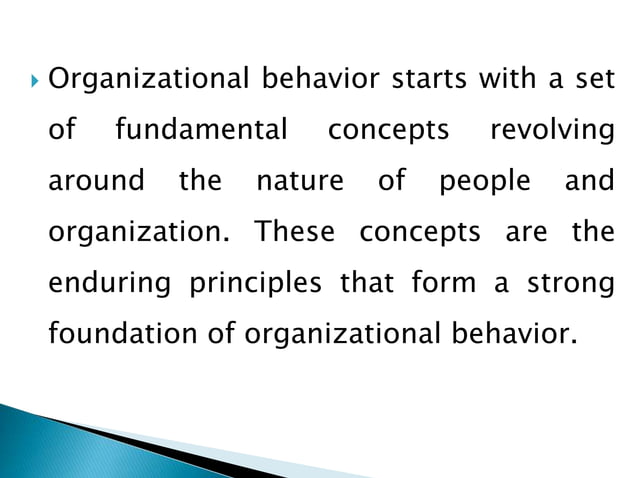 Nature of People and Nature of Organization | PPTX