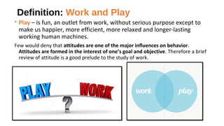 HBO: WORK AND WORK ATTITUDES | PPT