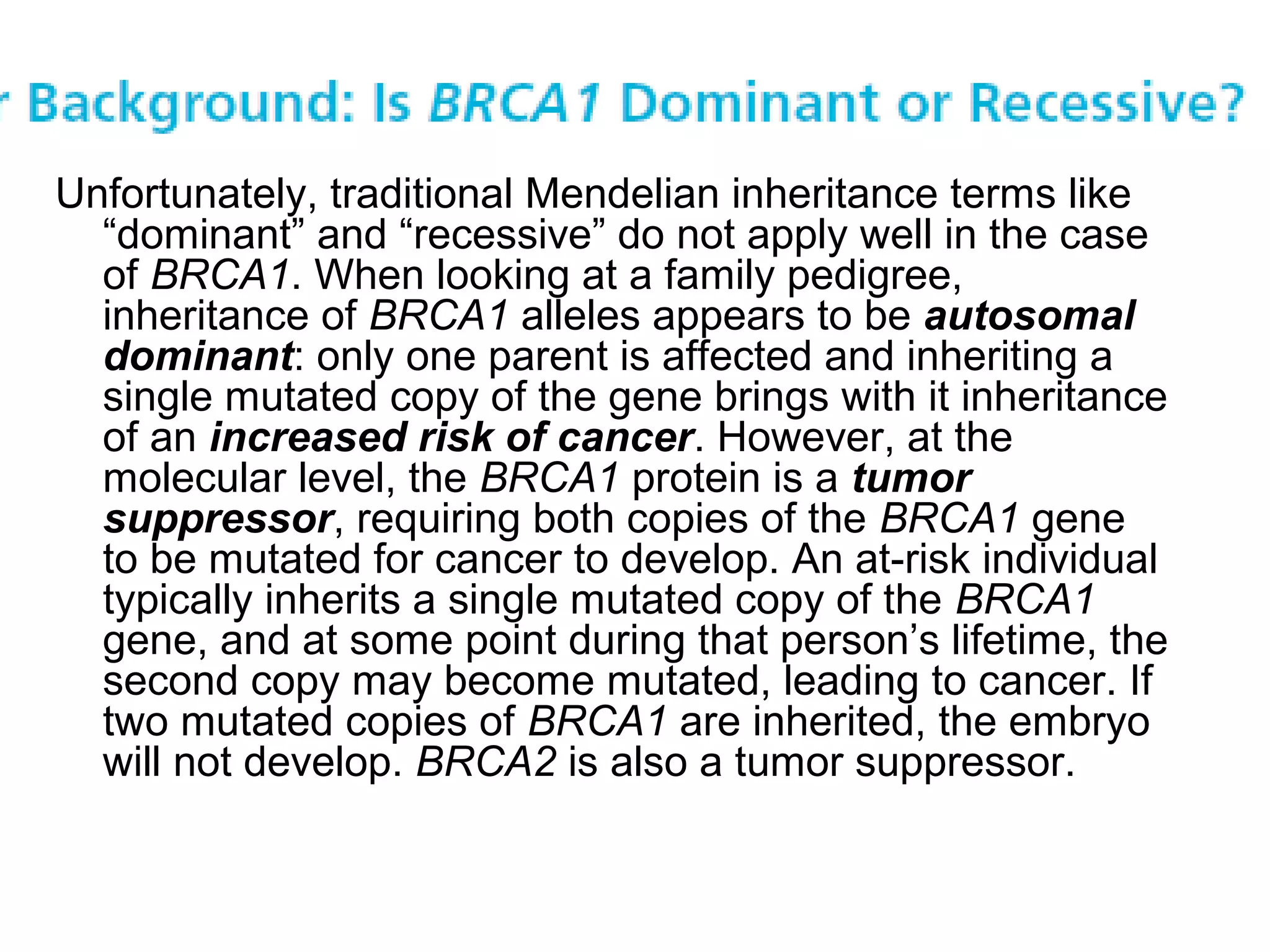 HEREDITARY BREAST and OVARY CANCER [HBOC] SYNDROME, Dr BUI DAC CHI. | PPT