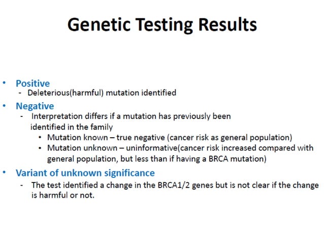 HEREDITARY BREAST and OVARY CANCER [HBOC] SYNDROME, Dr BUI DAC CHI. | PPT