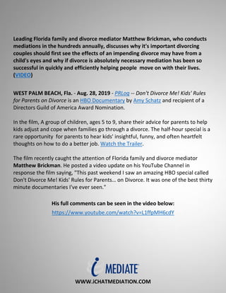 HBO Documentary 'Don't Divorce Me' Explains Divorce From a Child's ...