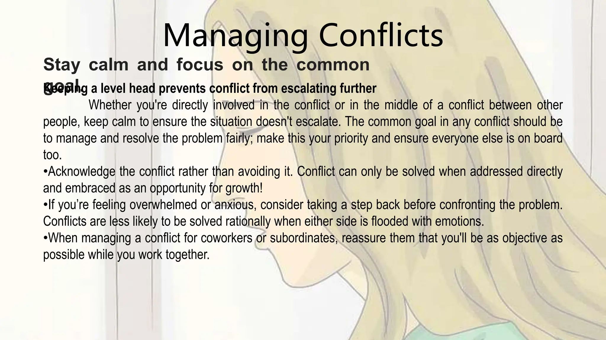 Advantages and disadvantages of conflicts | PPTX