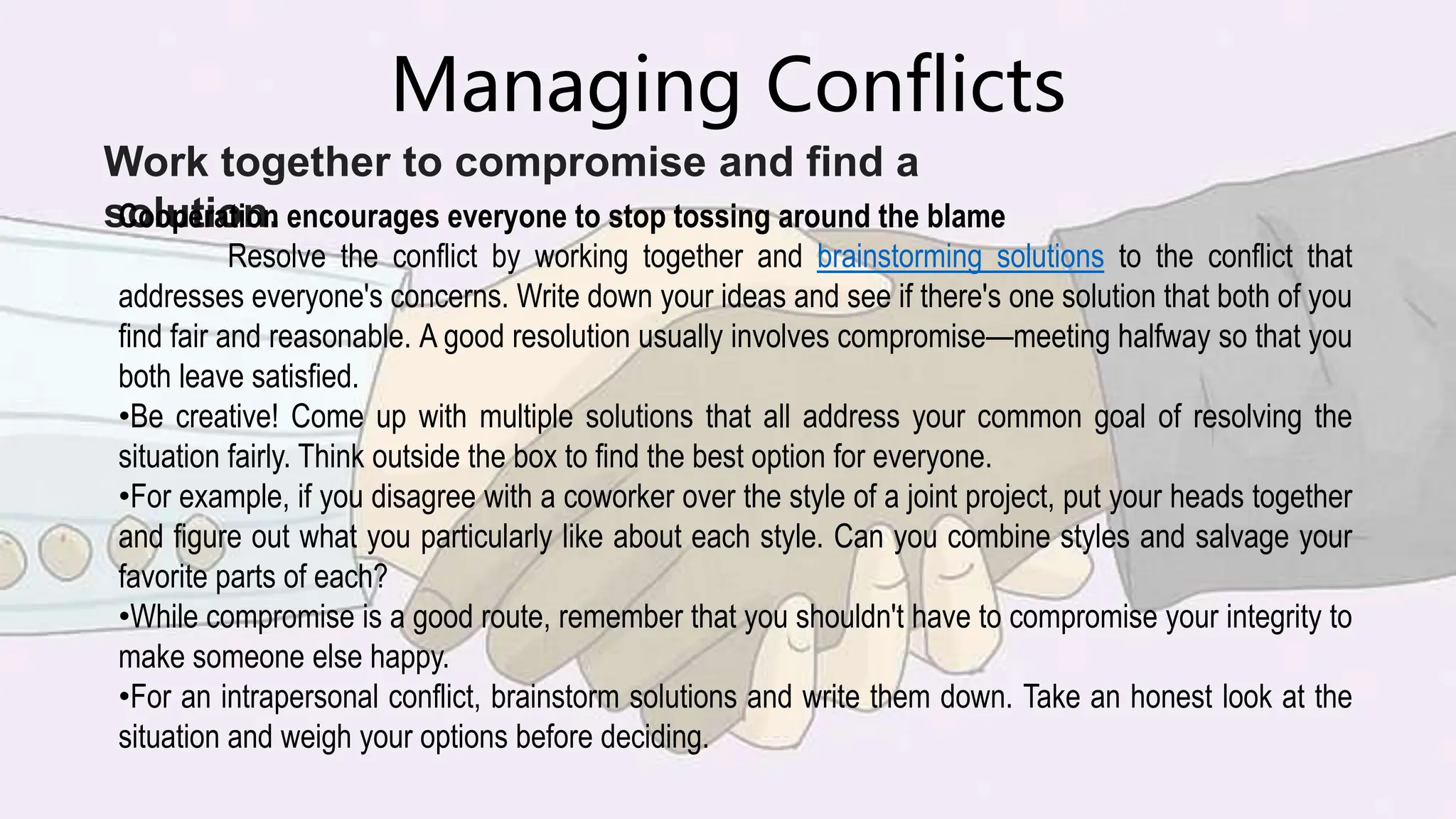 Advantages and disadvantages of conflicts | PPTX | War and Conflicts