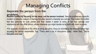 Advantages and disadvantages of conflicts | PPTX