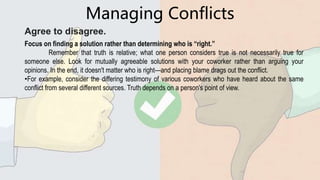 Advantages and disadvantages of conflicts | PPTX
