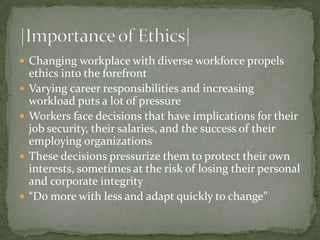 Ethics in Decision Making | PPTX