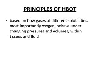 HBOT in OMFS | PPT
