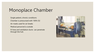 Hyperbaric Oxygen Therapy in medical uses.pptx