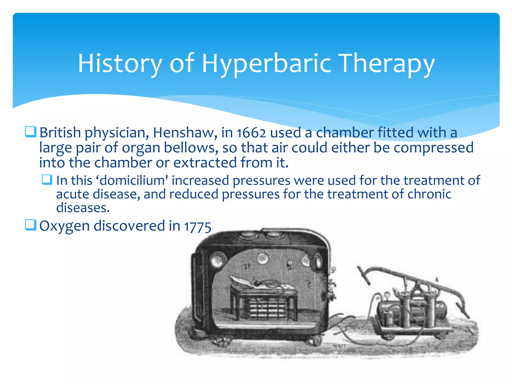 Hbot) hyperbaric oxygen therapy | PPTX