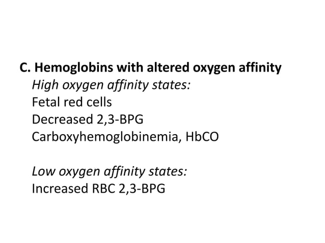 hemoglobinopathies | PPTX