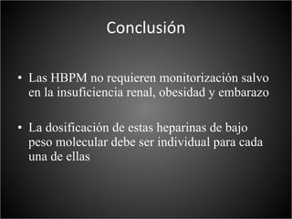 Hbpm indicaciones y pautas | PPT