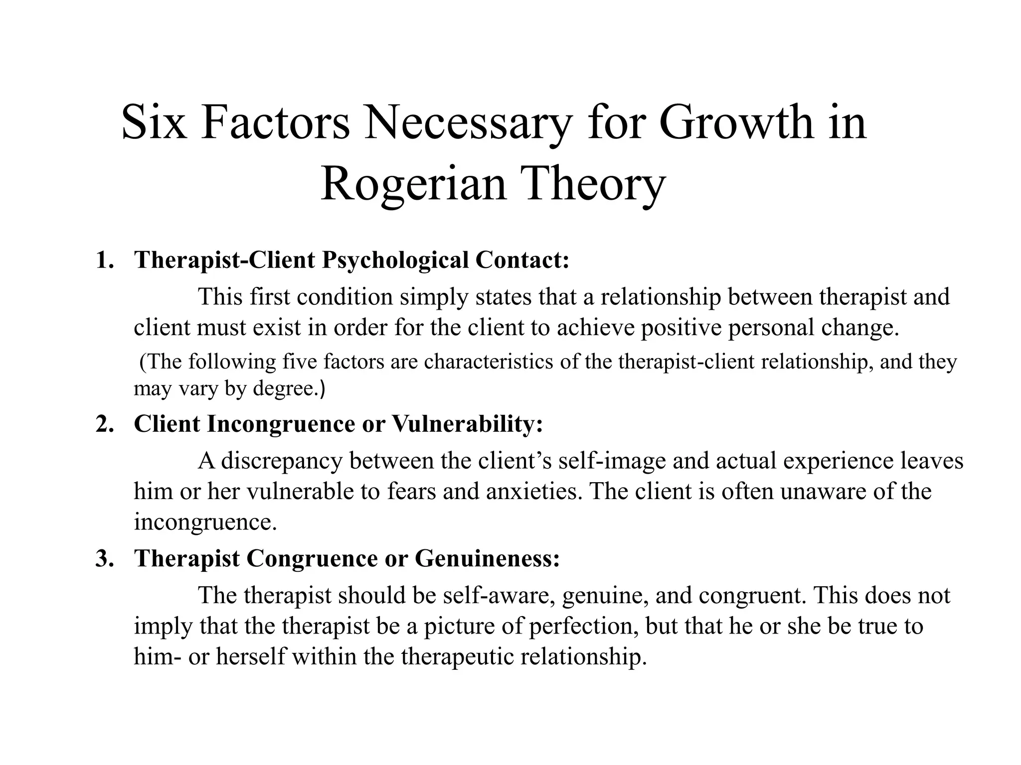 Person-Centered Therapy ( Rogerian Therapy) | PPTX