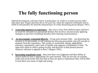 Person-Centered Therapy ( Rogerian Therapy) | PPTX