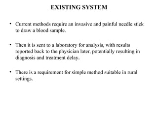 Non invasive hemoglobin estimation using iot | PPT