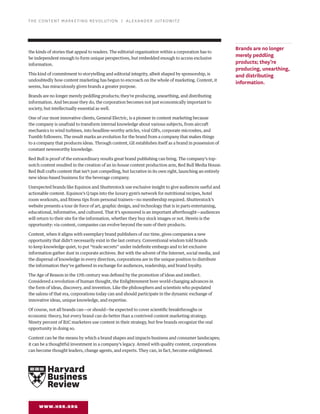 The Content Marketing Revolution | PDF