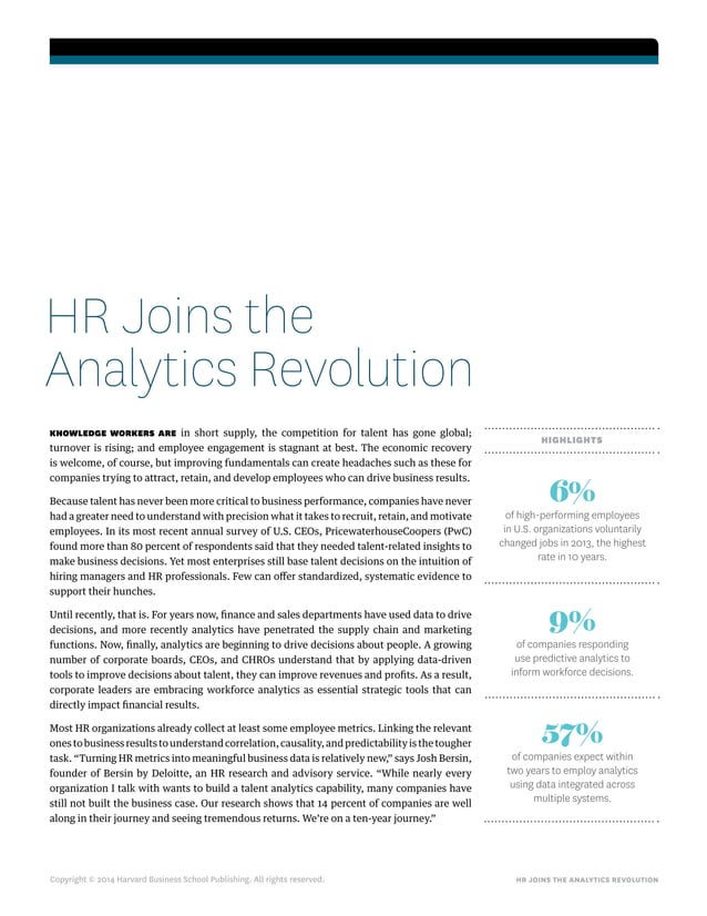 Hbr hr-joins-the-analytics-revolution | PDF