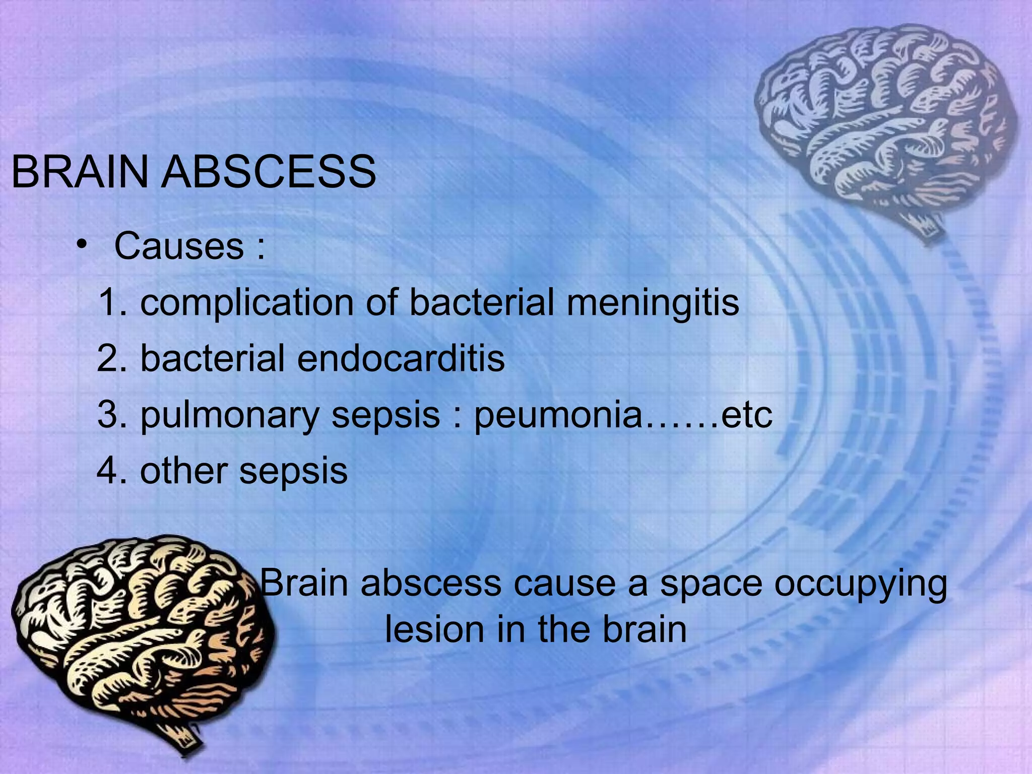 BRAIN ABSCESS | PPT
