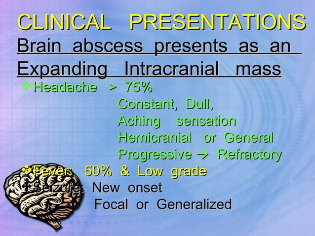 BRAIN ABSCESS | PPT