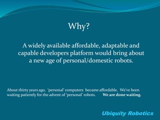Ubiquity Robotics | PPTX