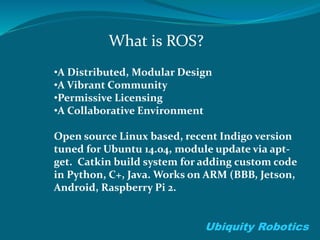 Ubiquity Robotics | PPTX