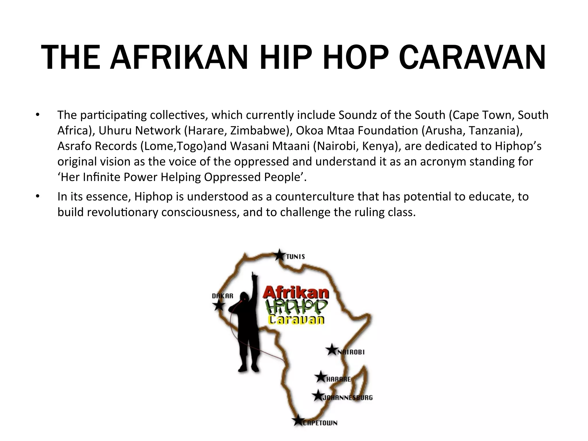 Homeboyz Radio Afrikan Hiphop Caravan Proposal | PDF | Hip Hop Music ...