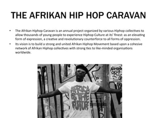 Homeboyz Radio Afrikan Hiphop Caravan Proposal | PDF