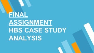Hbs mini case study | PPTX | Grocery Shopping | Shopping
