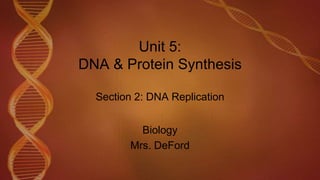 HBU5.2 DNA Replication | PPT