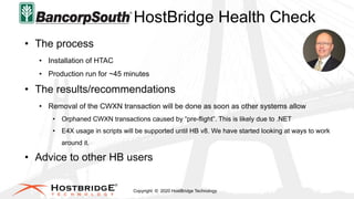 HostBridge Virtual User Group December 2020 | PPT