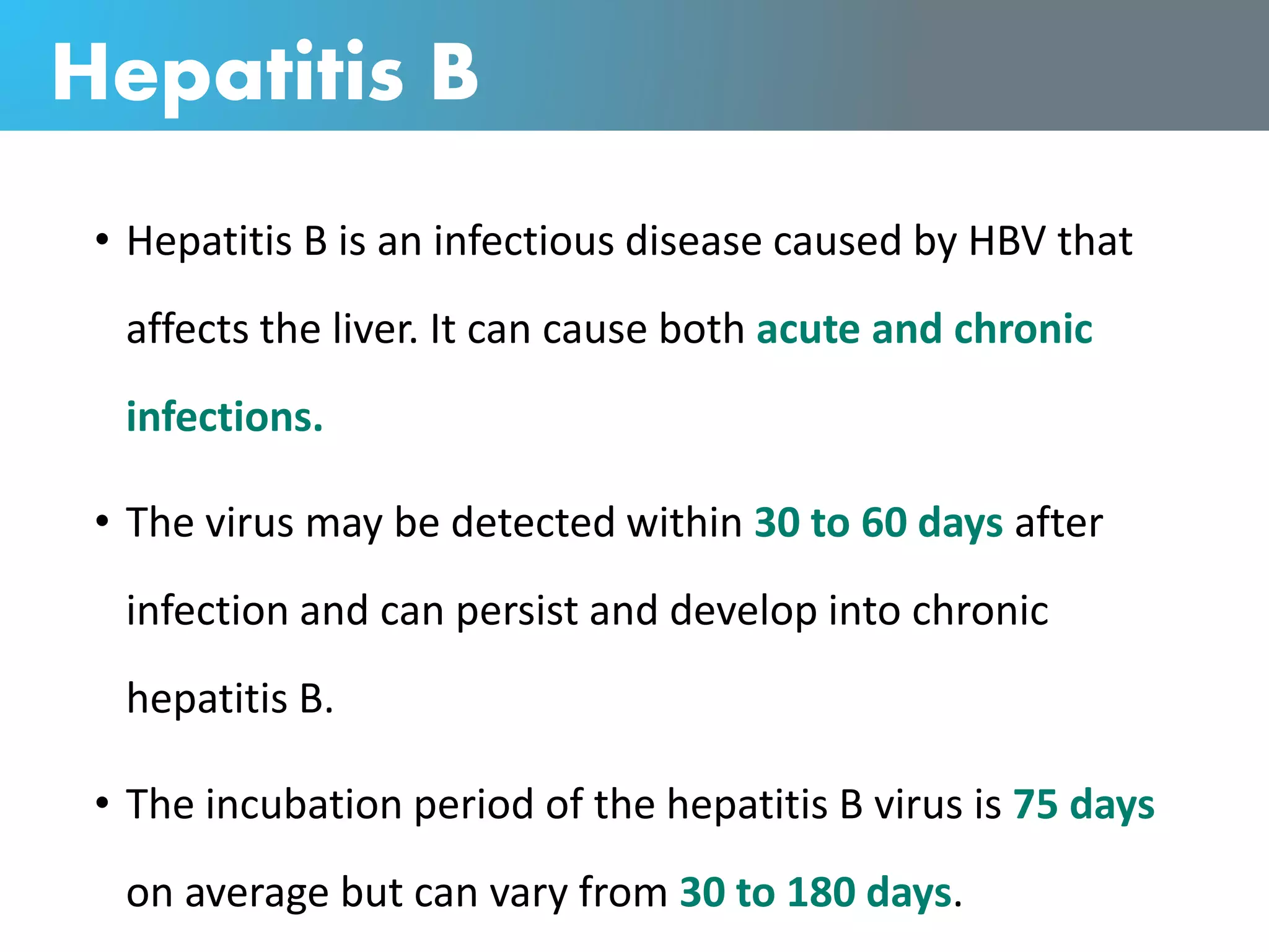Hepatitis B virus | PDF | Infectious Diseases | Diseases and Conditions