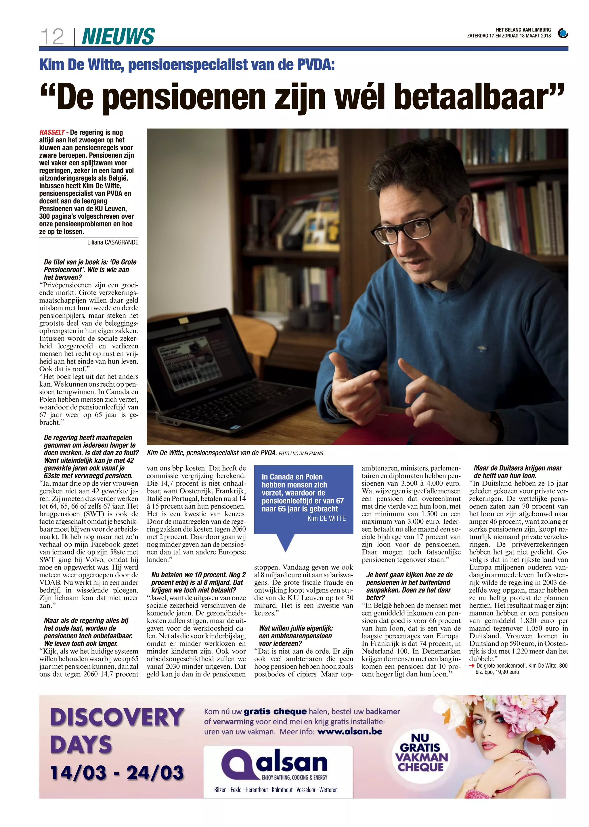 "De pensioenen zijn wel betaalbaar" | PDF