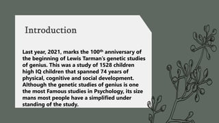 genetic study of genius.pptx