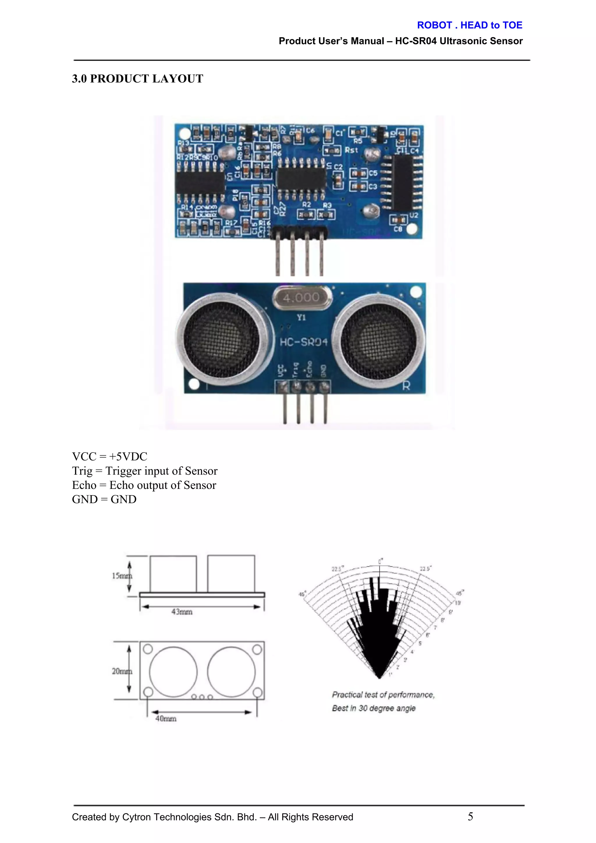 Hc sr04 users-manual | PDF