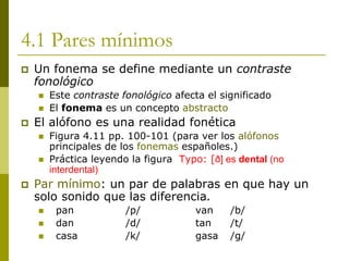 Los fonemas del español | PPTX
